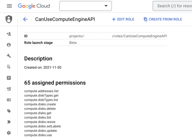 How to copy a GCP Role using roles copy - AICG